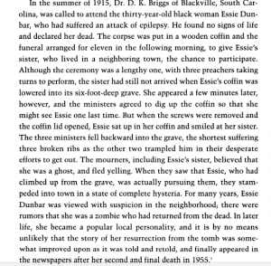 CONFESSIONS OF A FUNERAL DIRECTOR » True Story: Essie Dunbar Lived 47 ...